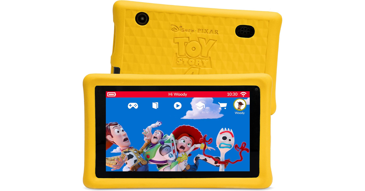 Snakebyte PG912696G - Pebble Gear Toy Story 4 Kids Tablet - Yellow ...