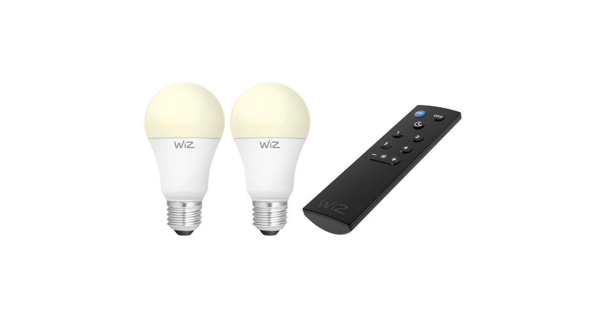Wiz - 2 Led Smart Bulbs And Remote Control | Products - WeStocklots ...
