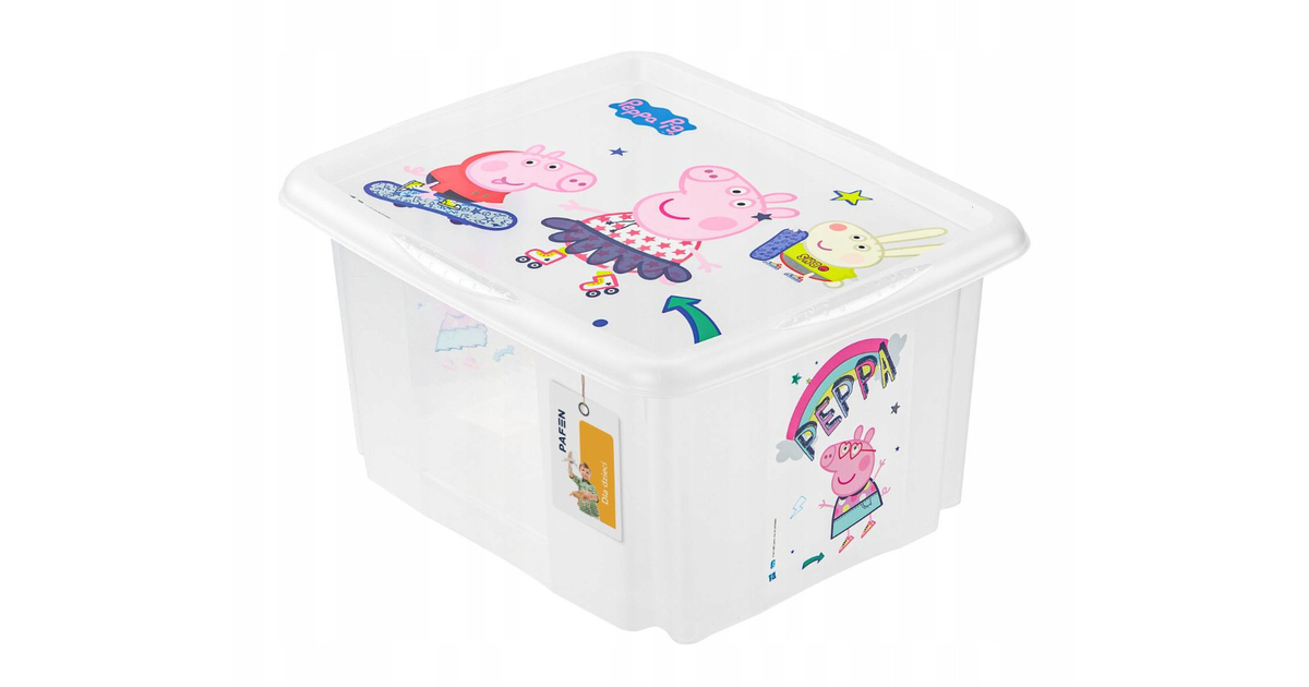 Keeeper - Peppa Pig - Boîte à empiler Twist & avec couvercle - 24L ...