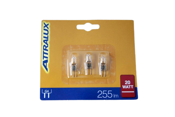 Attralux - Halogen Capsule 14W/G4/12V - 3 Pieces | Products ... Attralux - Halogen Capsule 14W/G4/12V - 3 Pieces | Products ...